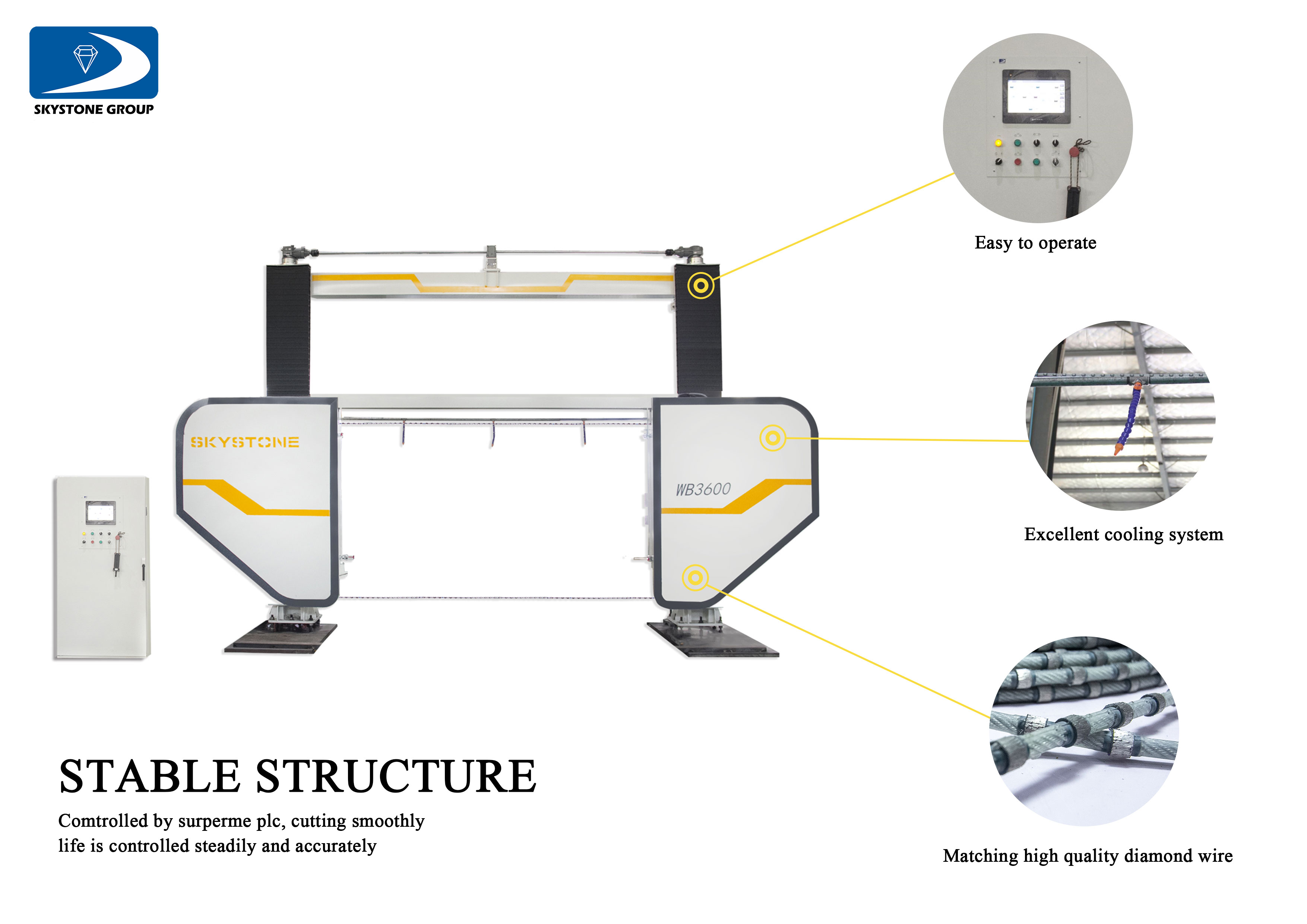Mono Wire Saw Machine
